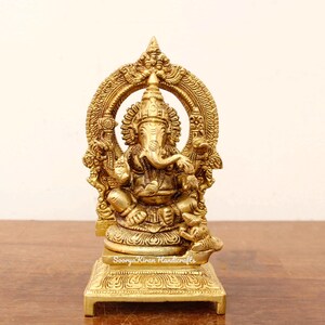 Vinayaka Statue Hindu God Ganesha Sculpture Home Decor Gift Idol Pooja ...