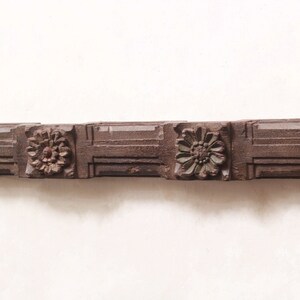 Antique Mandala Wall Panel Wooden Lintel Window Door Beading Horizontal ...