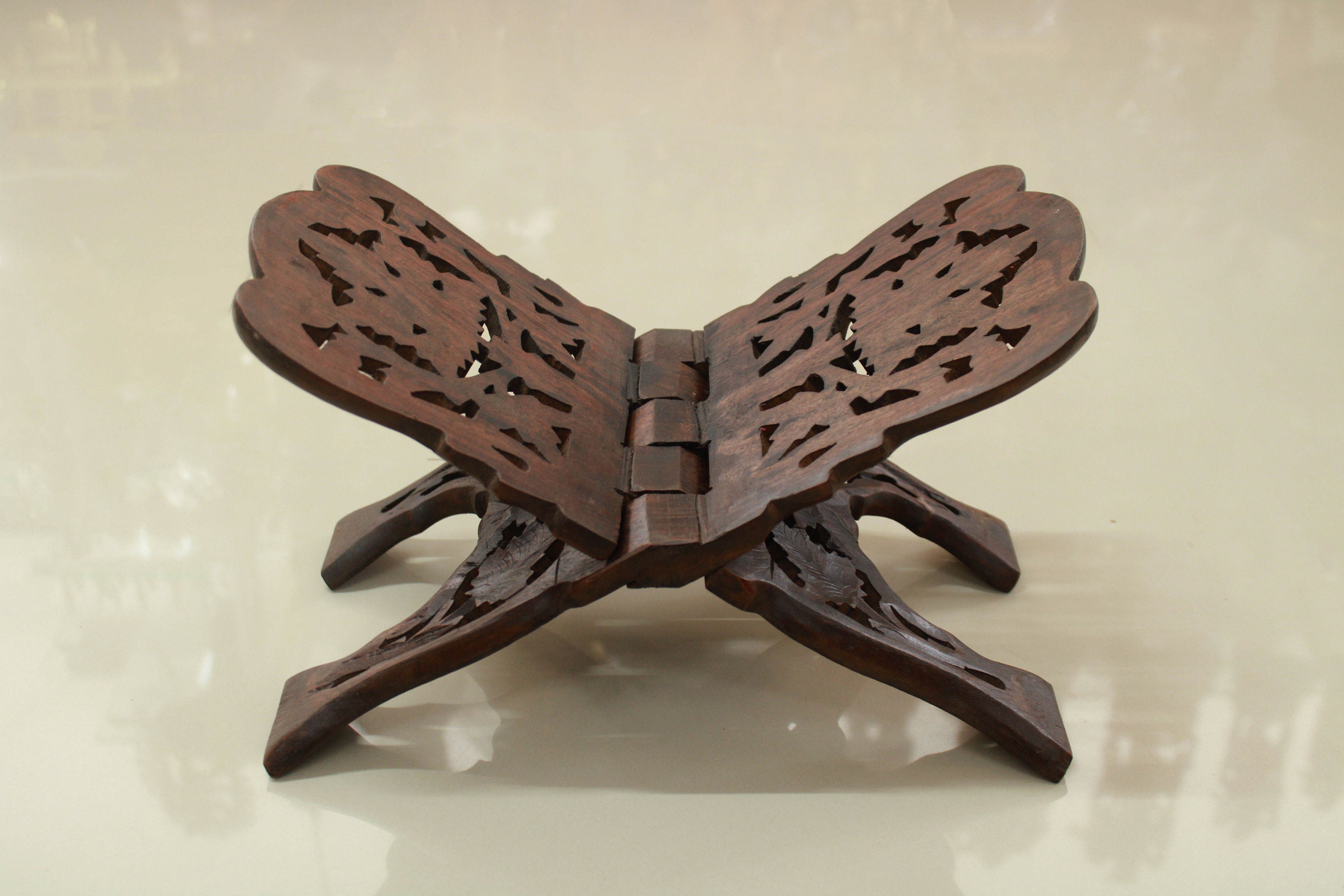 Book Holder Wooden Bible Stand Rehal Book Rest Tawla Reading Stand ...