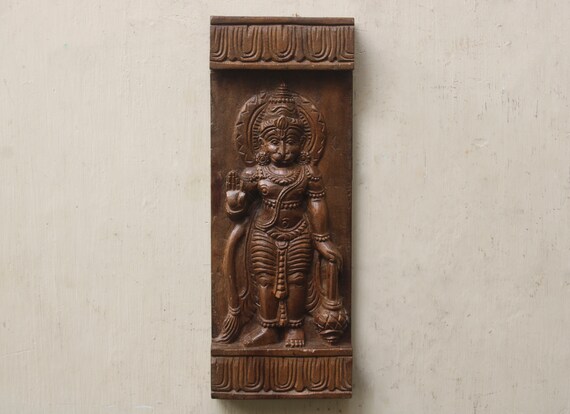 Hanuman Wall Hanging Statue Dri Ram Rama Home Decor Hindu God - Etsy