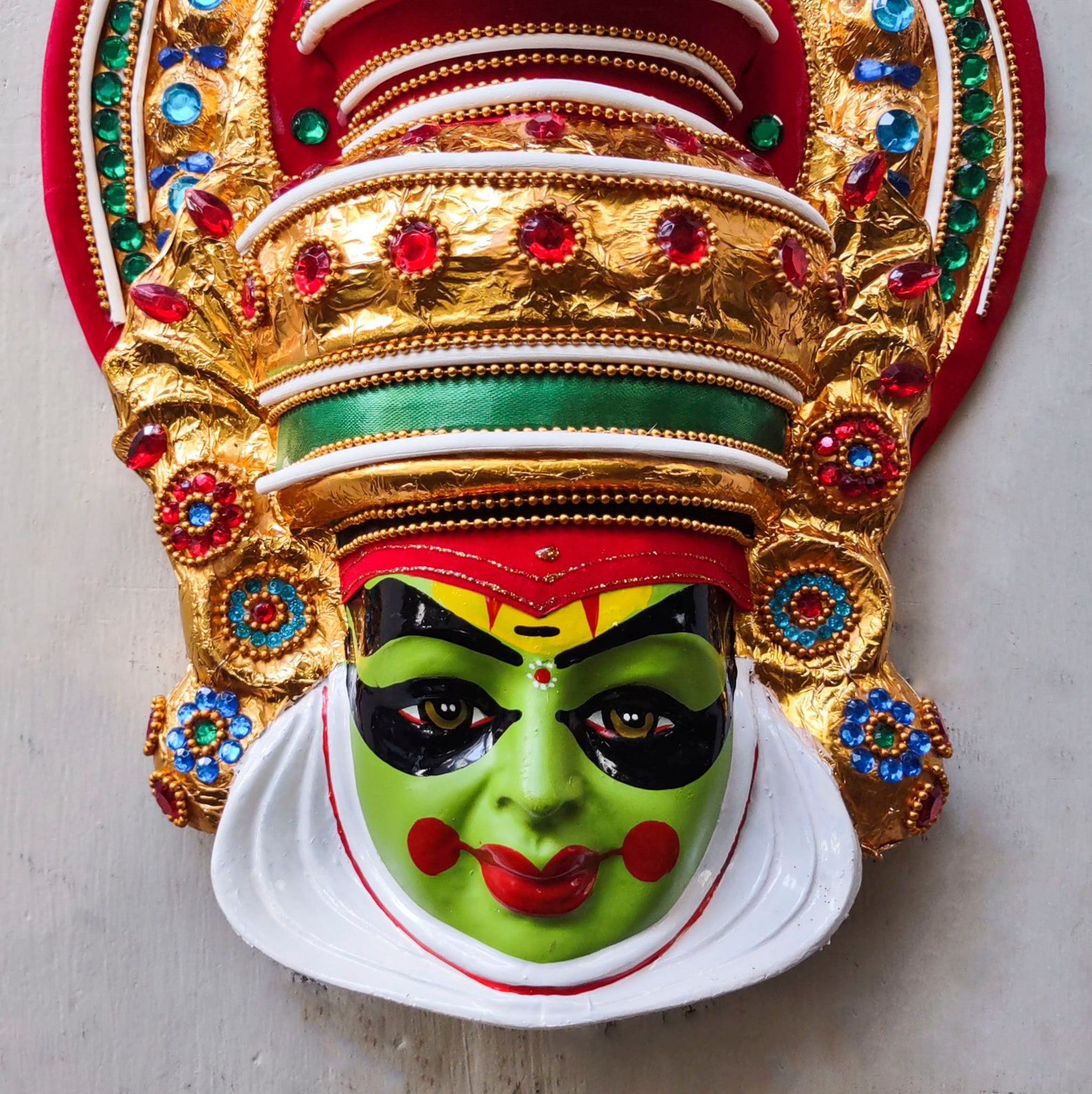 Kathakali Mask Wall Hanging Home Decor Vintage Style Wall - Etsy