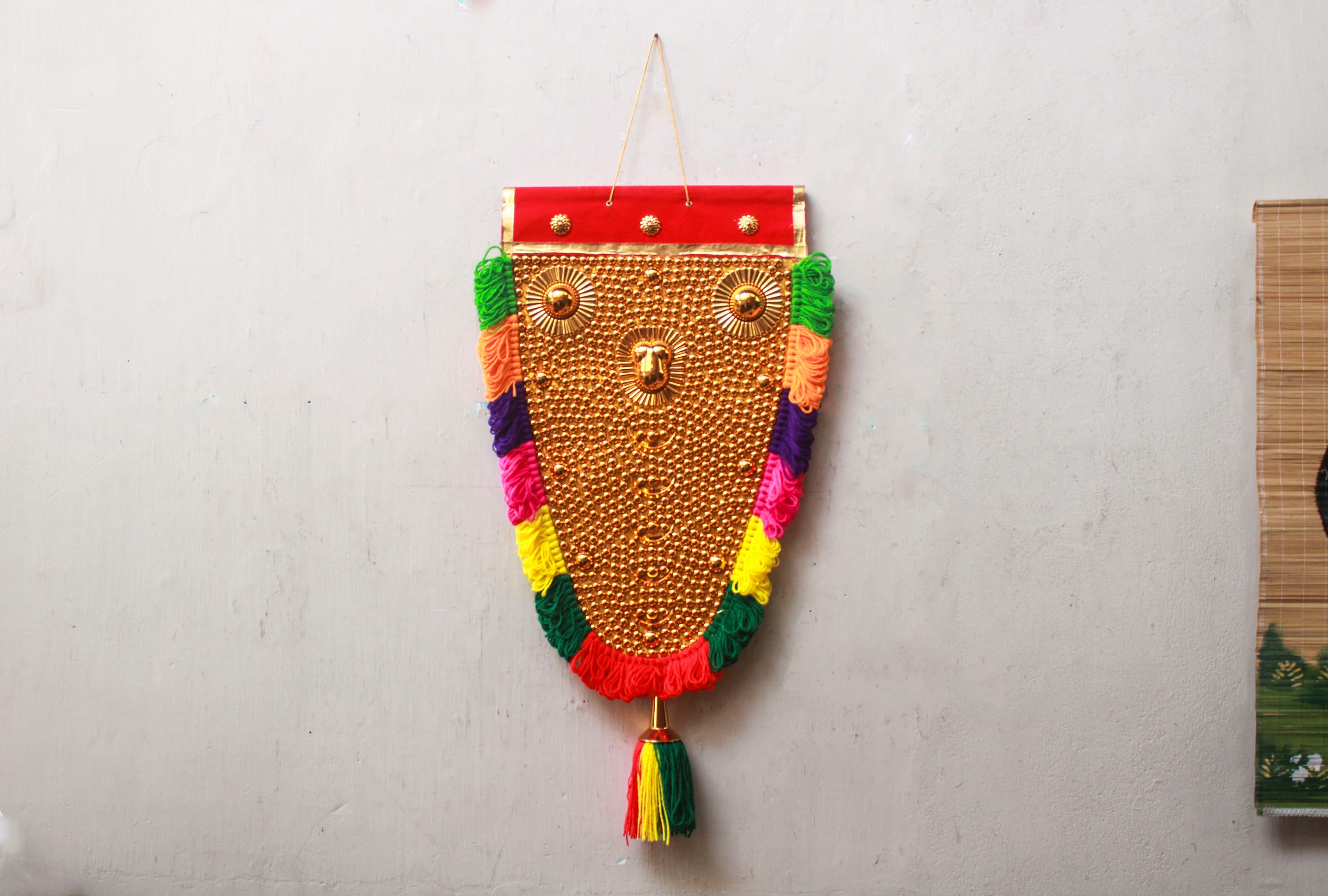 Nettipattam Elephant Caparison Elephant Home Decor Vastu Auspicious ...