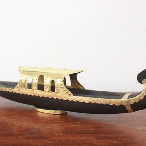 Wooden Canoe Boat Handicraft Kerala Home Decor Gift Souvenir Chundan ...