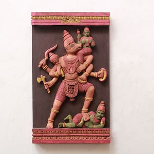 Estatua de Varaha Vishnu Jabalí Avatar Escultura Bhumi Devi Bhudevi ...