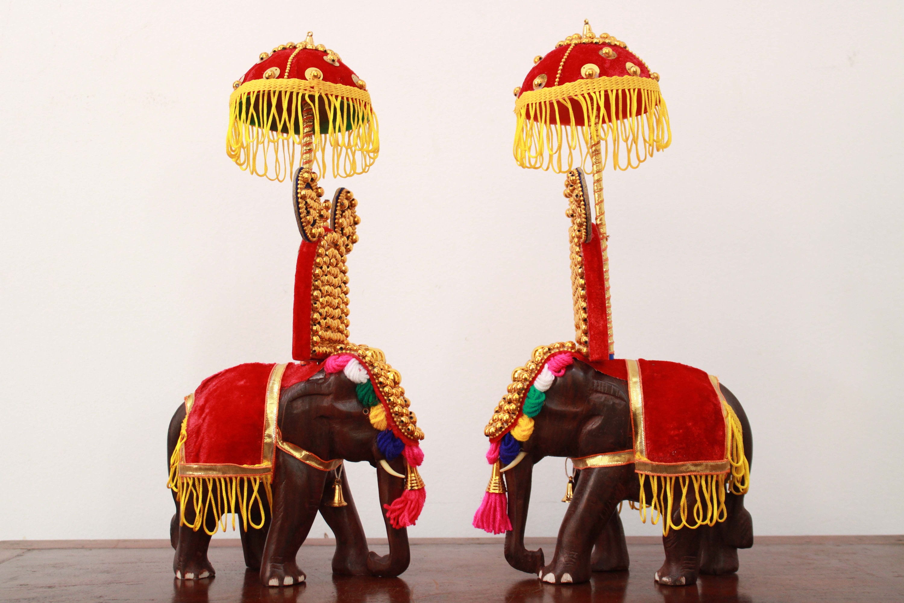 Decorated Kerala Elephants