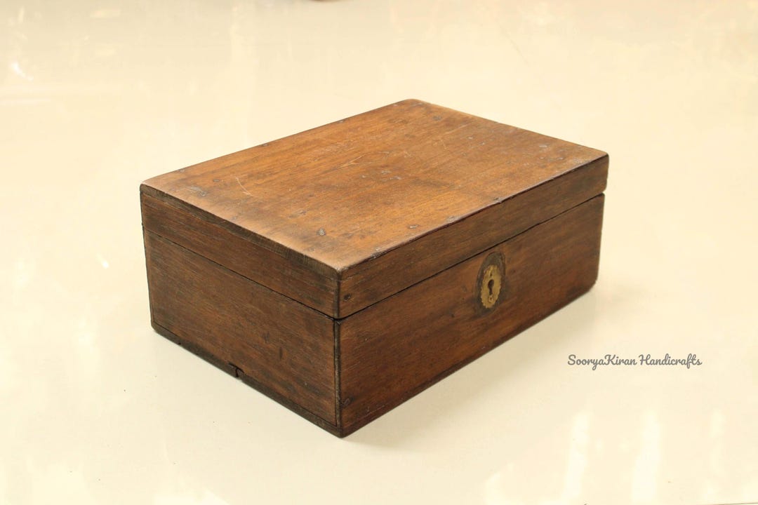 Hand Carved Wooden Box, Antique Trunk, Vintage Decor Heritage Rare ...