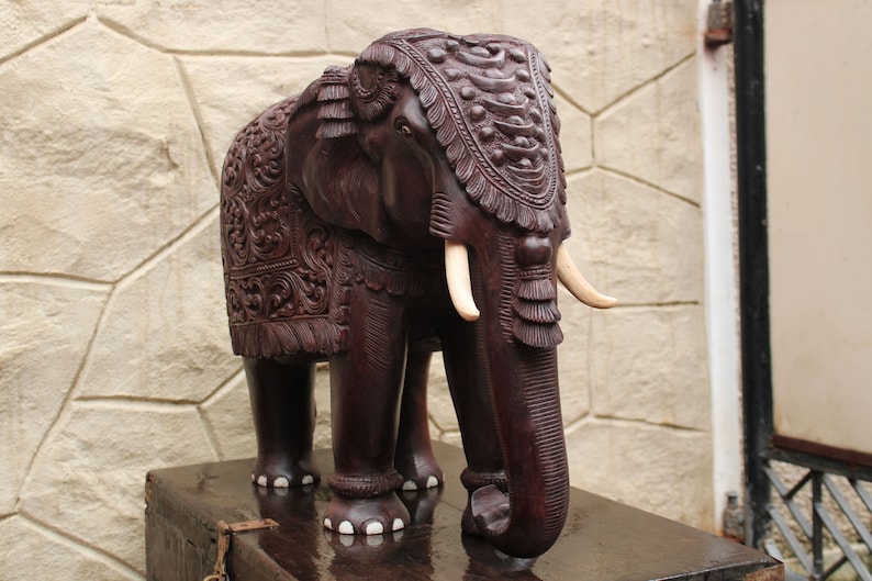 Indian Home Decor Big Elephant Statue Asian Indian Elephant - Etsy