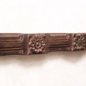 Antique Mandala Wall Panel Wooden Lintel Window Door Beading Horizontal ...