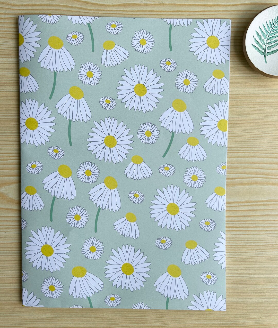 Daisy Wrapping Paper / Daisy Design / 90gsm / 70cm X 50cm - Etsy