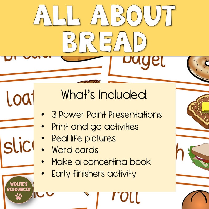 Bread Around the World Homeschool Activity: Recipe & Worksheets - Etsy