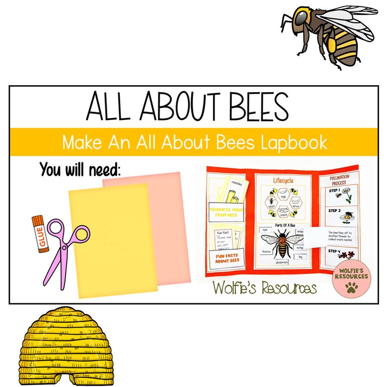World Bee Day Lapbook & Bee Powerpoint Activity - Etsy