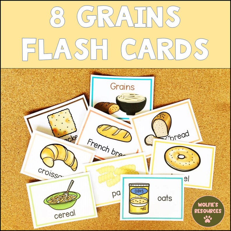 Food Flash Cards | Food Groups Flash Cards | Fruit and Vegetables Flash ...