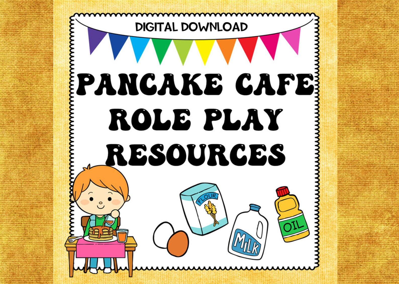 Pancake Cafe Role Play Resources - Etsy
