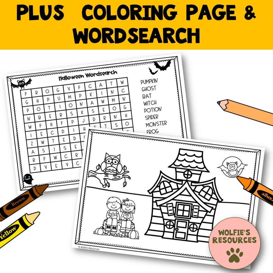 Halloween Activity Pack - Etsy