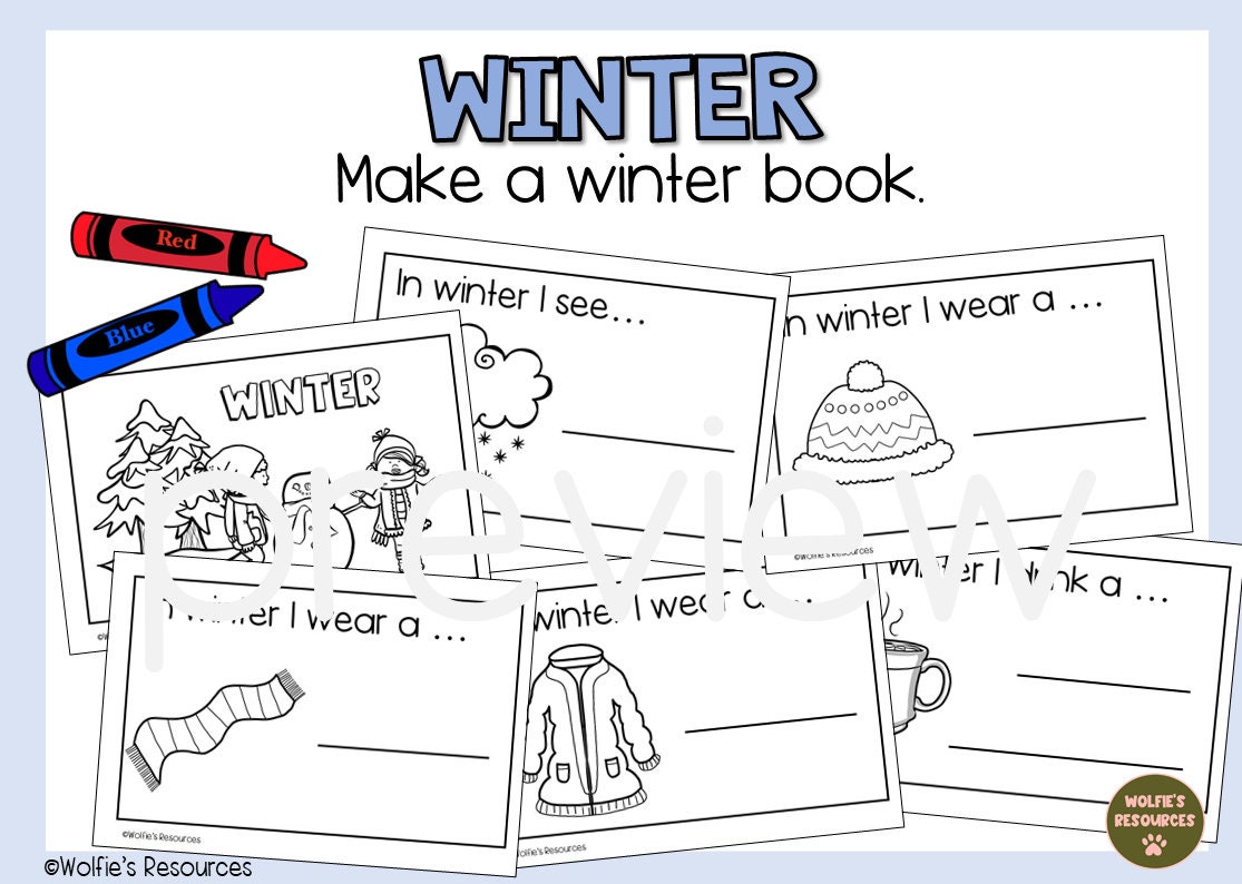 Winter Activities- Workbook - Display - Worksheets - Games - Power ...