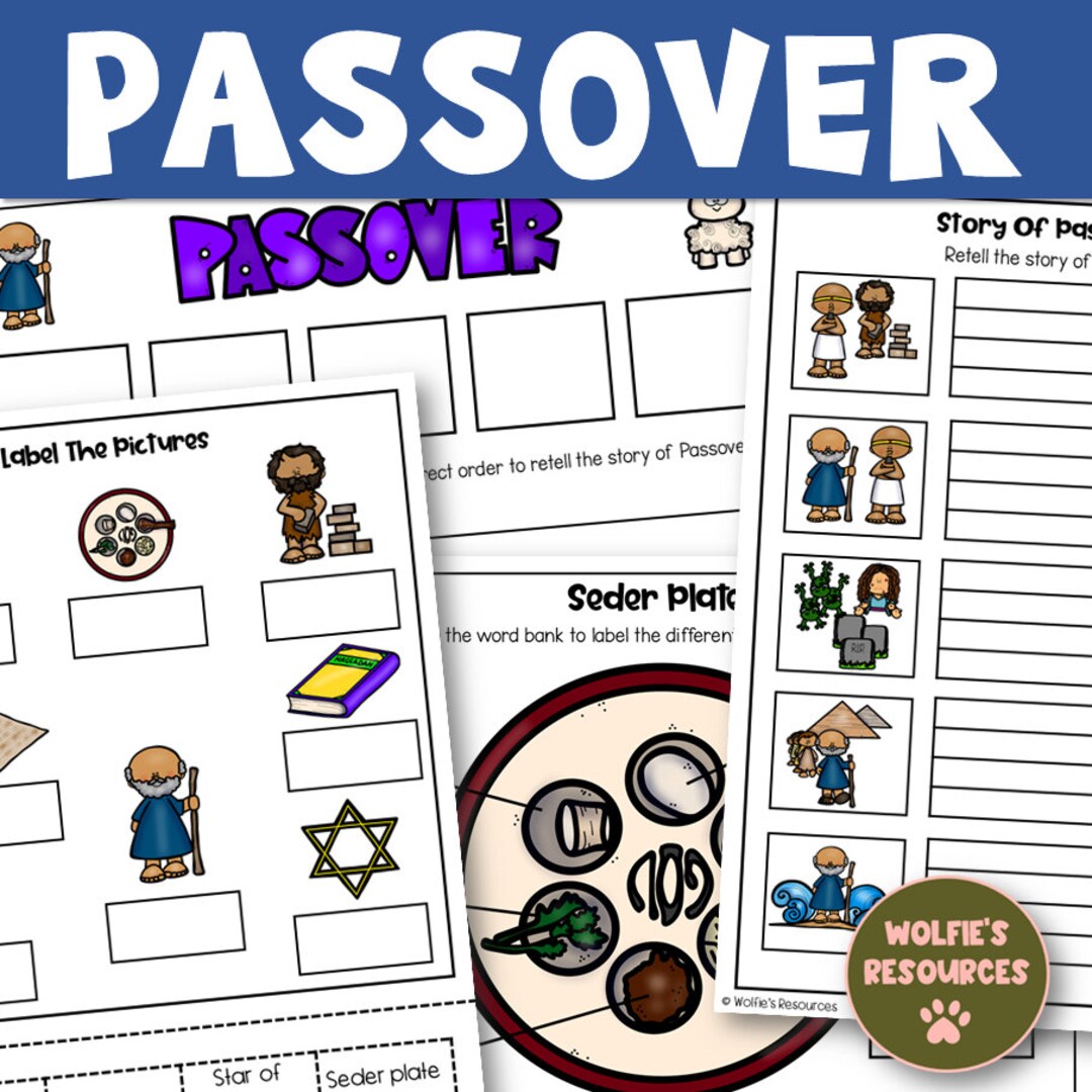 Passover Activities and Power Point - Etsy
