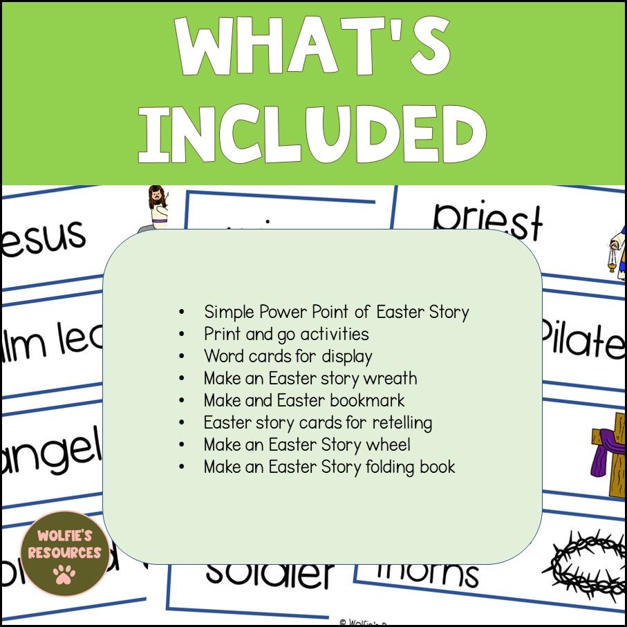 The Easter Story Activities and Crafts, Power Point, Homeschool, Sunday ...