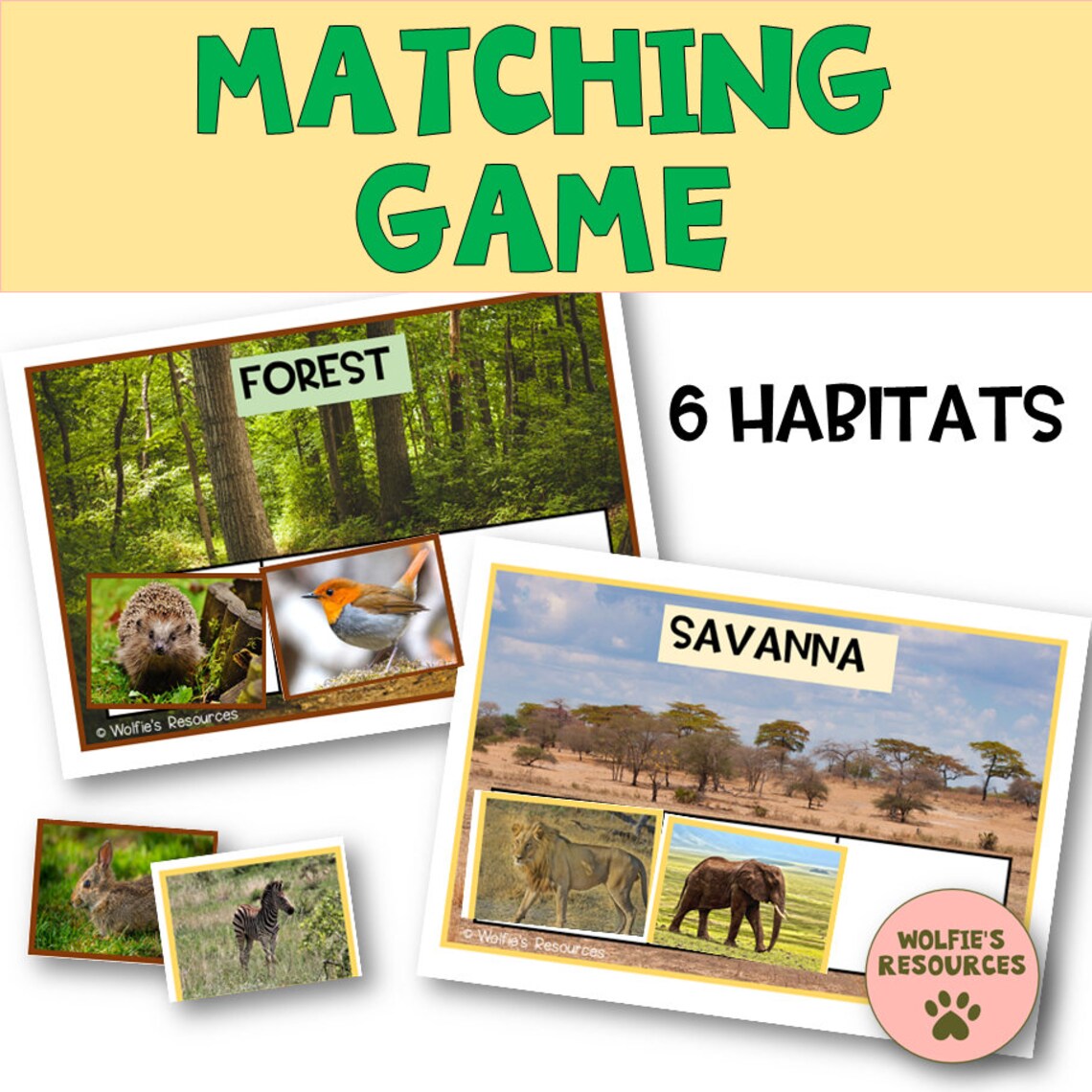 Animals and Habitats Activities, Printables, Worksheets, Posters ...
