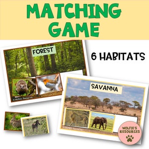 Animals and Habitats Activities, Printables, Worksheets, Posters ...