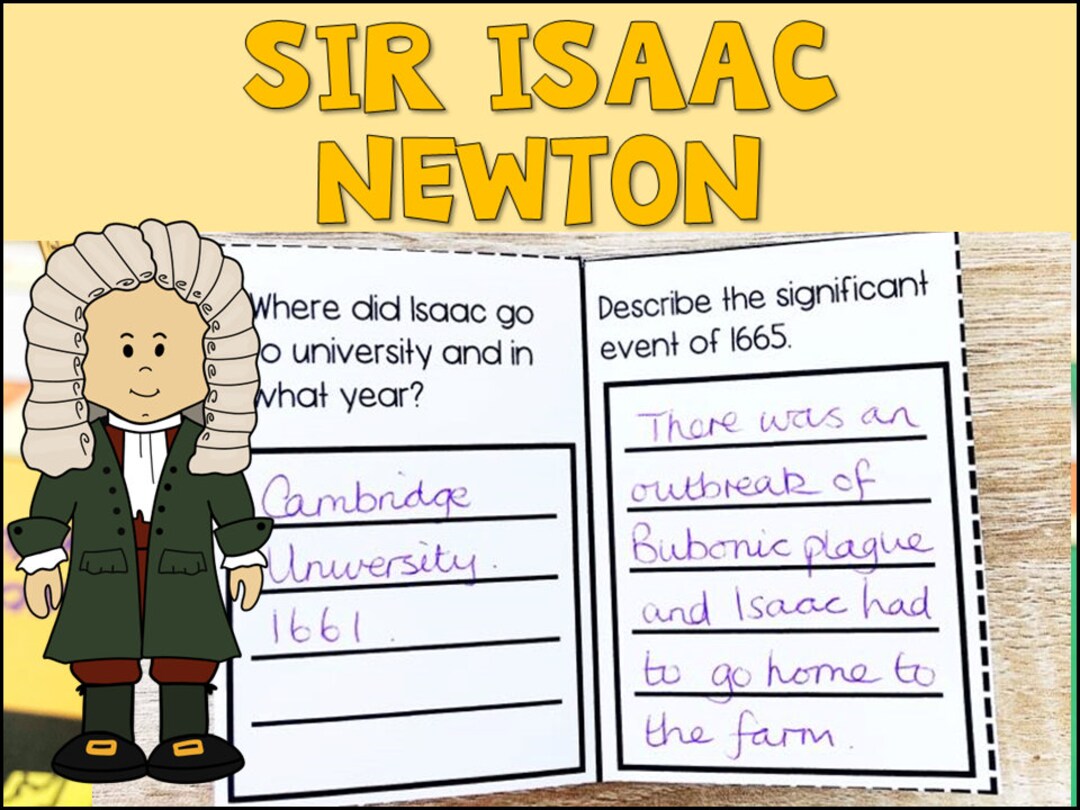 Isaac Newton Activities - Etsy UK