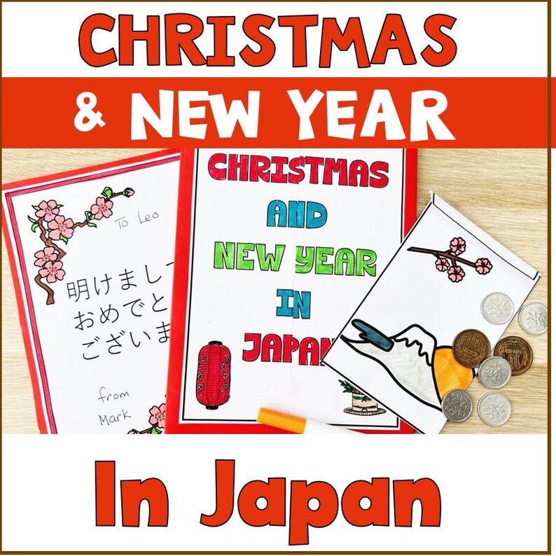 Japanese Christmas & New Year Crafts and Lapbook: Traditions Around the ...