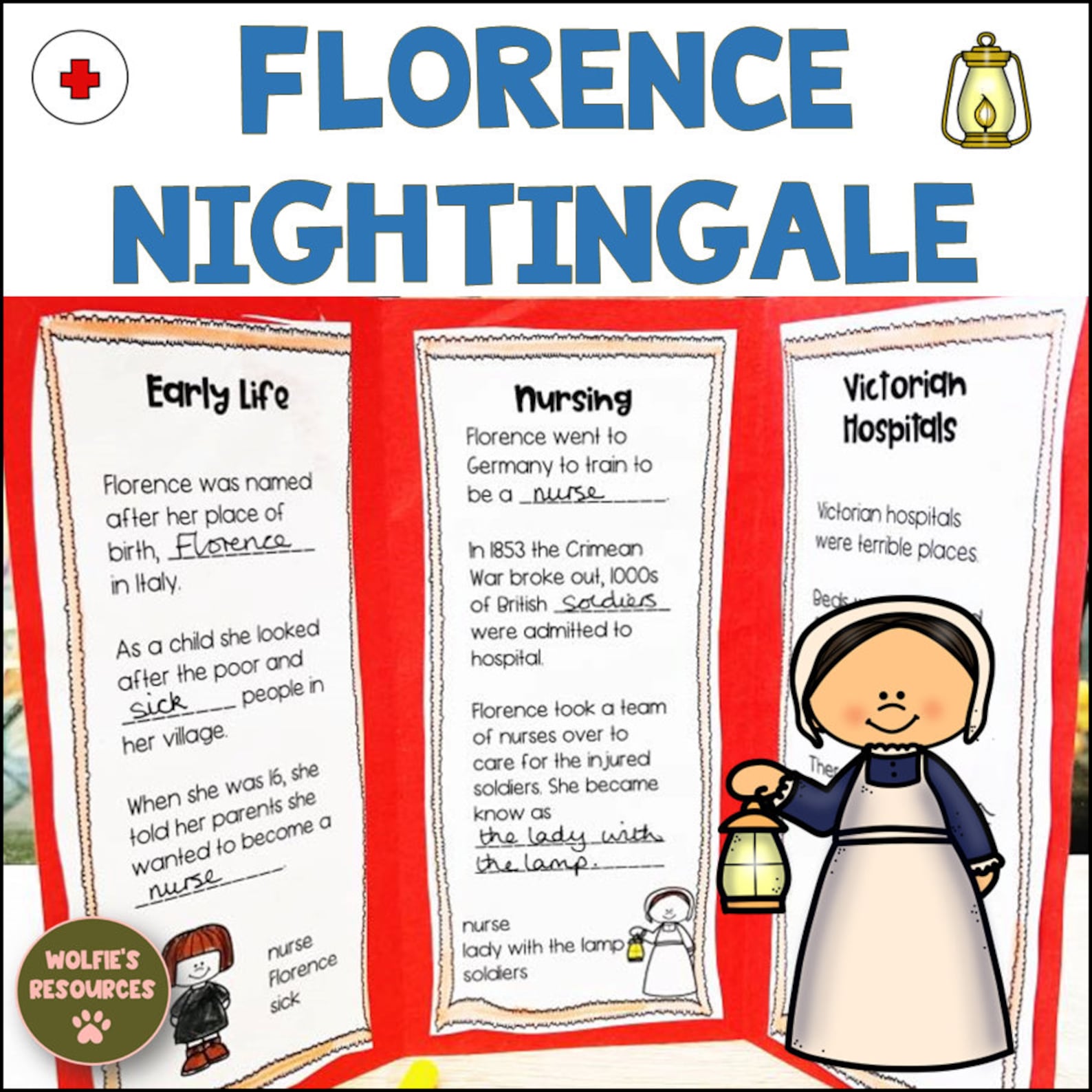 Florence Nightingale: PPT & Activities for Kids (ages 5-7) - Etsy