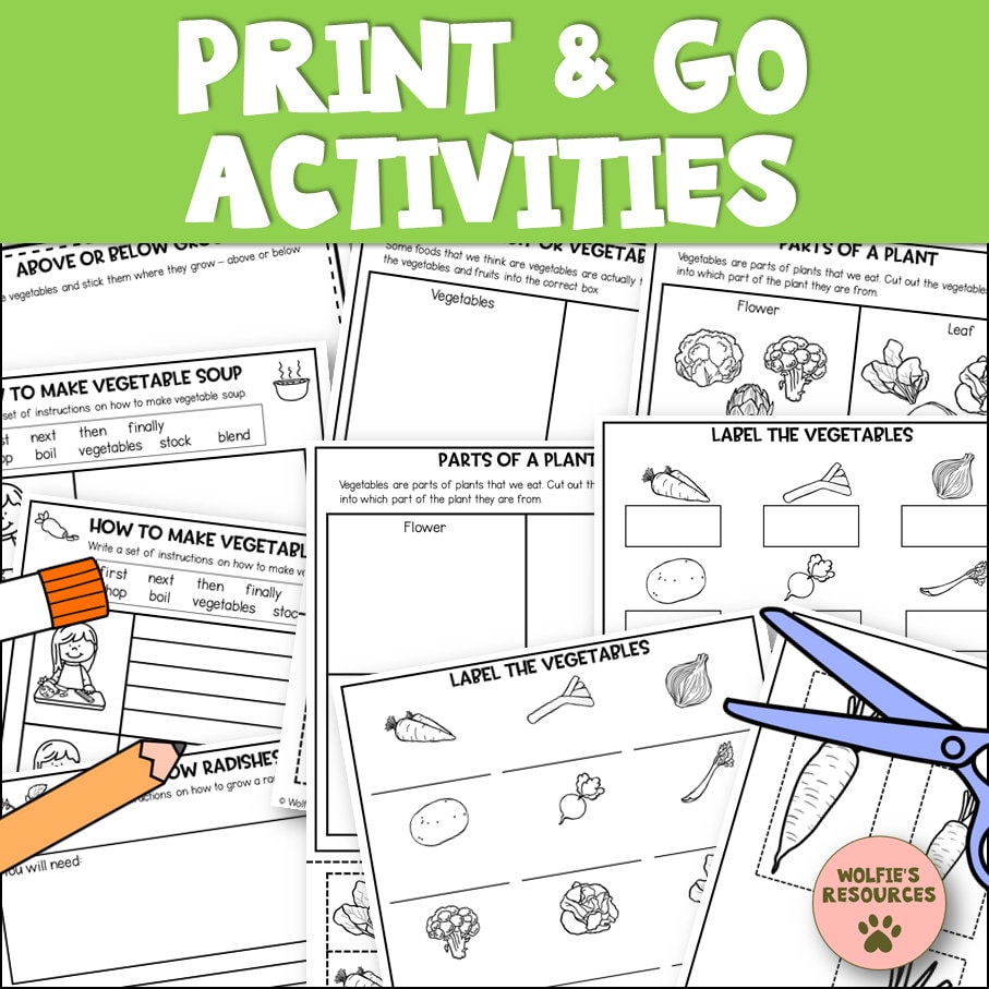 All About Vegetables | Vegetable Soup | Printbables, Worksheets ...