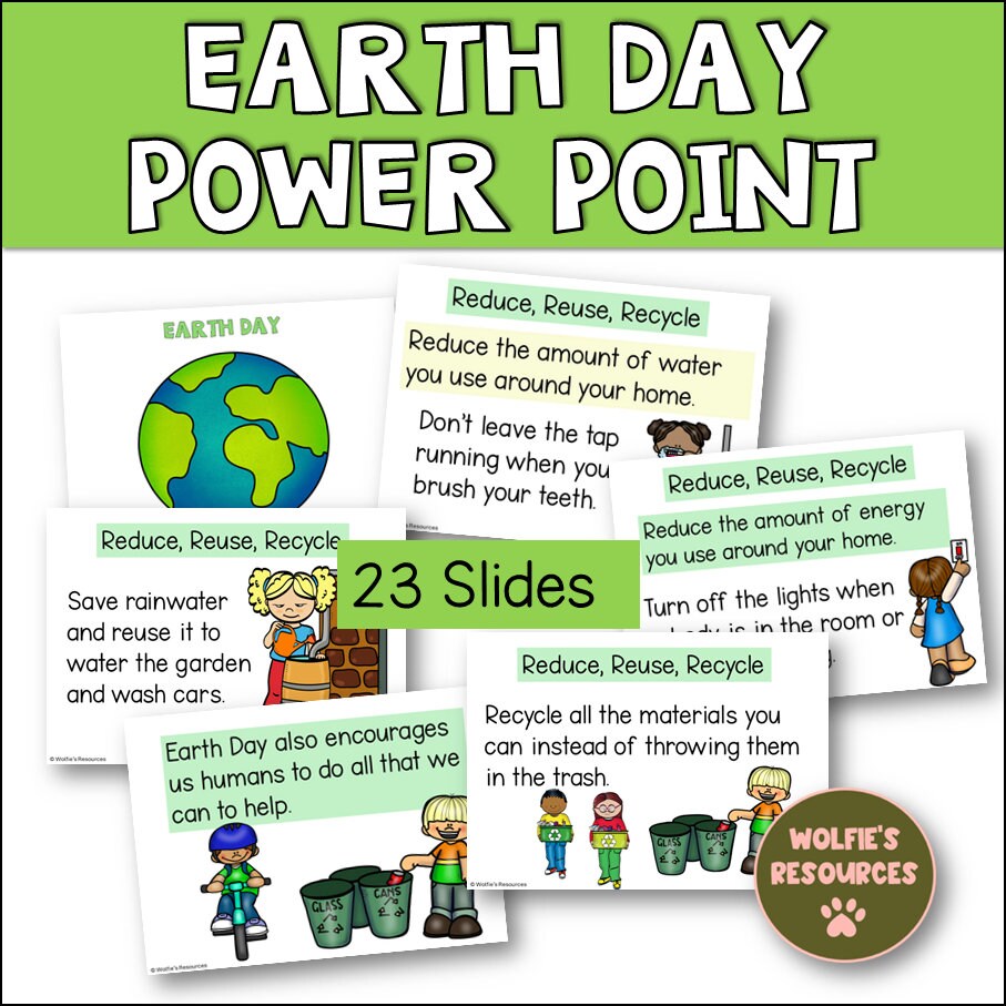 Earth Day Crafts, Earth Day Power Point, Earth Day Coloring - Etsy