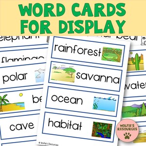 Animals and Habitats Activities, Printables, Worksheets, Posters ...