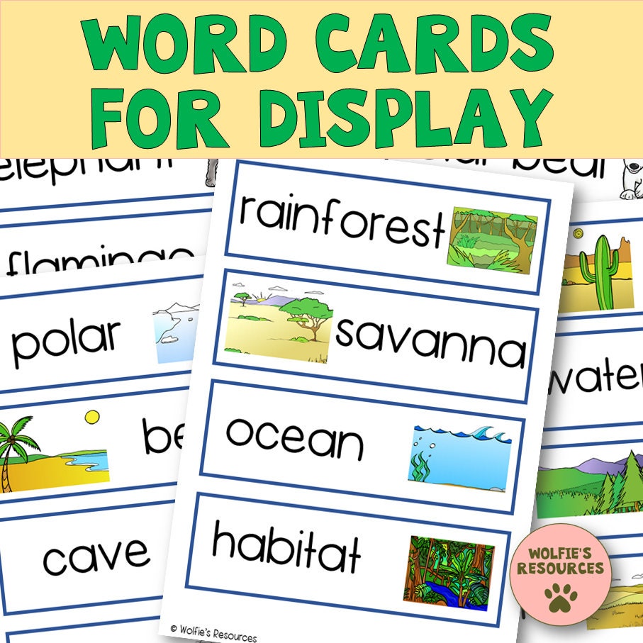 Animals and Habitats Activities, Printables, Worksheets, Posters ...