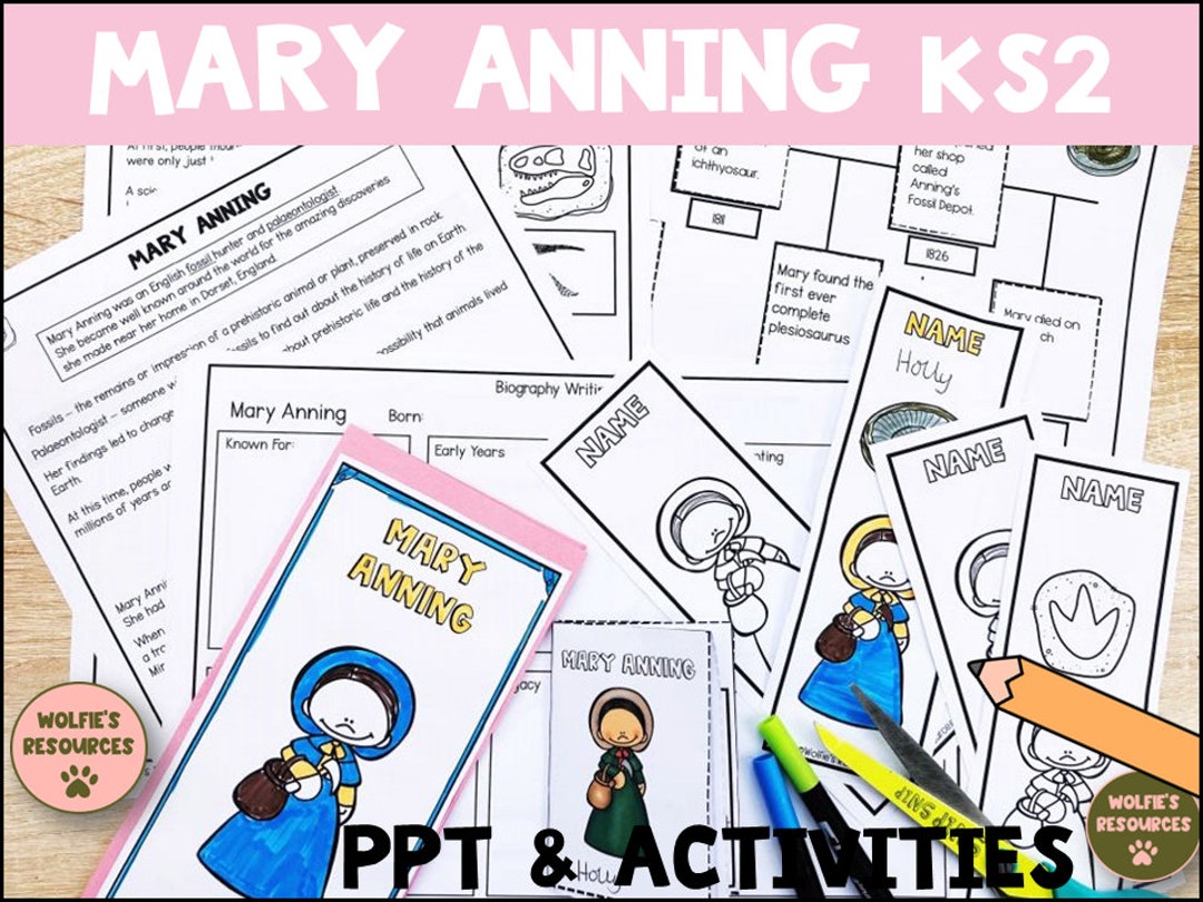 Mary Anning Activities and Power Point - Etsy