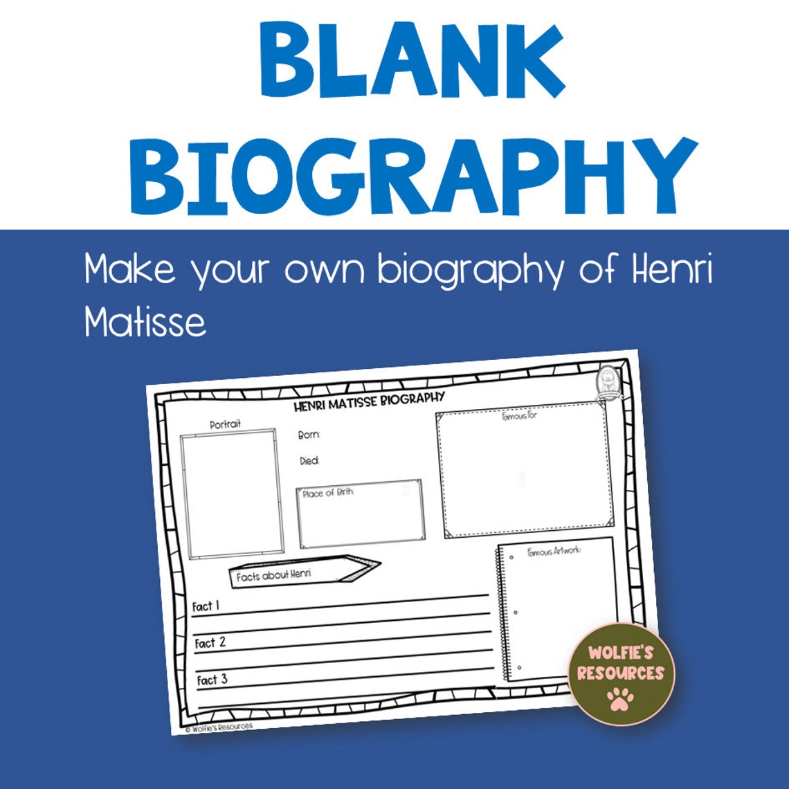 Henri Matisse Activities - Etsy