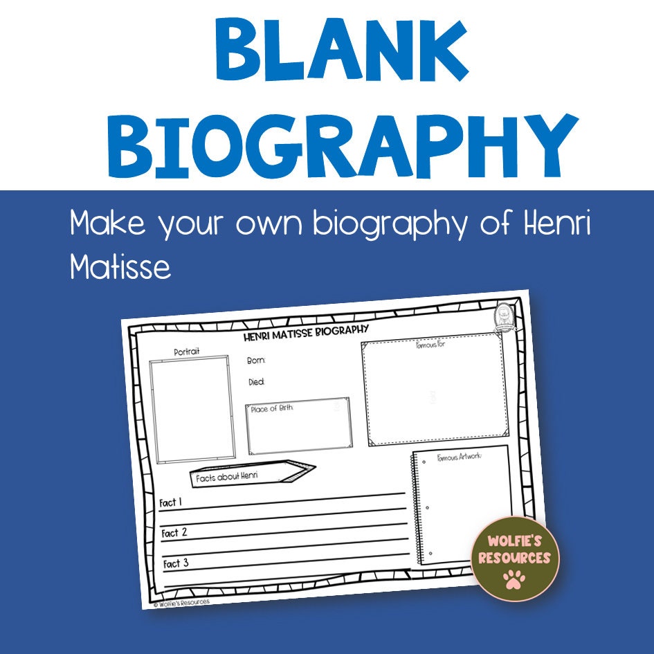 Henri Matisse Activities - Etsy