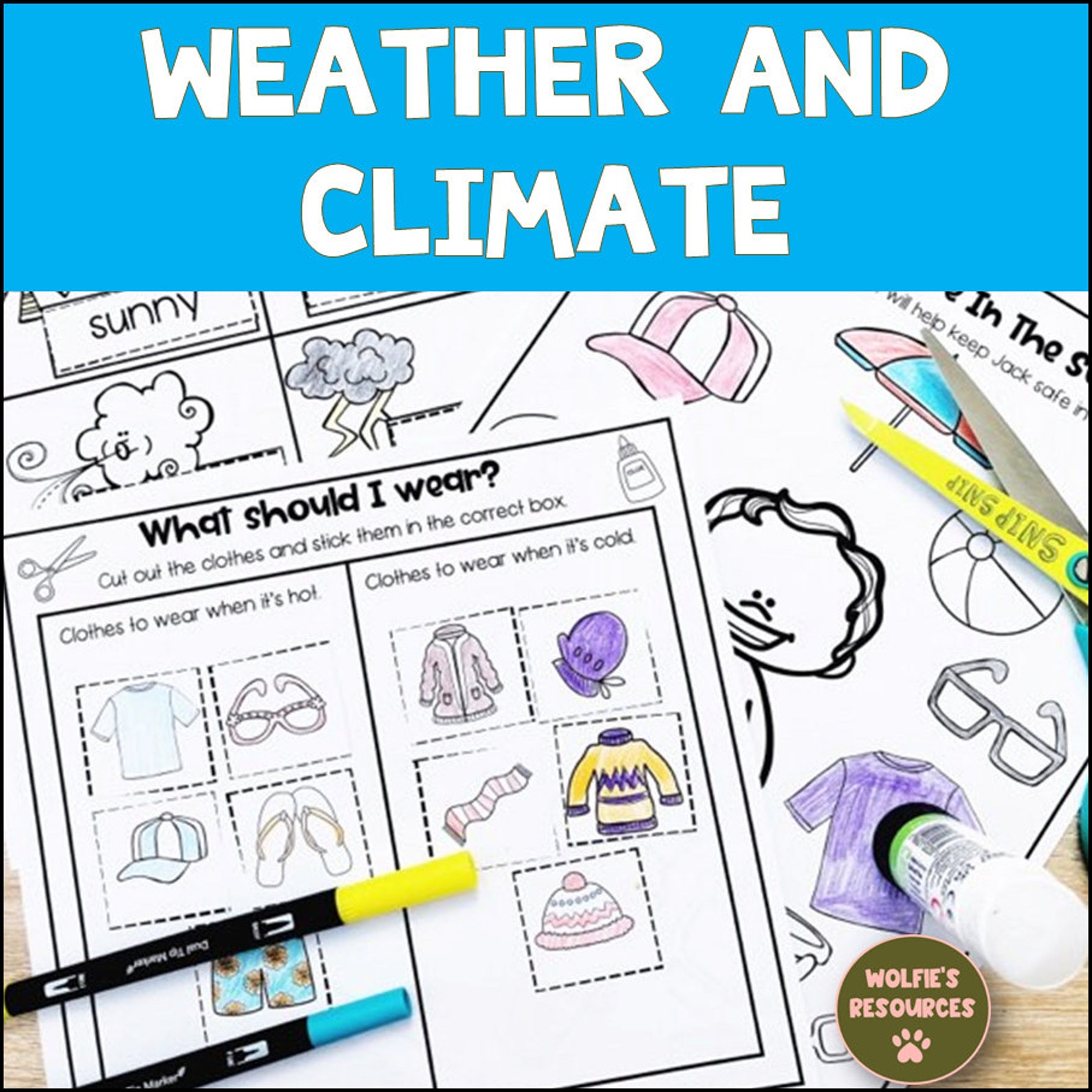 Kindergarten Weather and Climate - Etsy