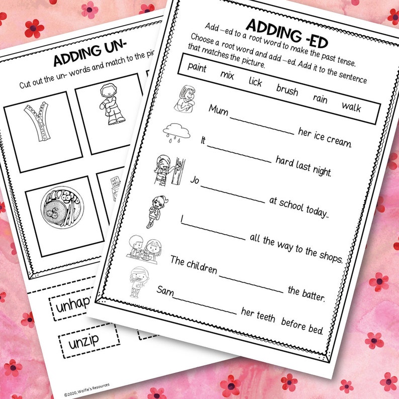 Grammar Printable Activities for Year 1 - Etsy