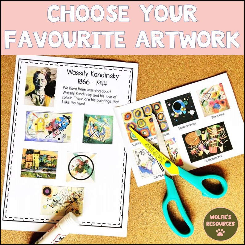 Wassily Kandinsky Power Point and Activities - Etsy