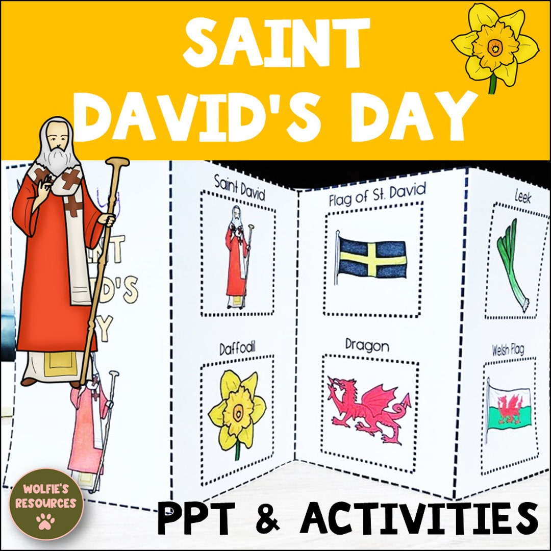 St David's Day, Saint David, Wales, Activities, Craft, Power Point ...