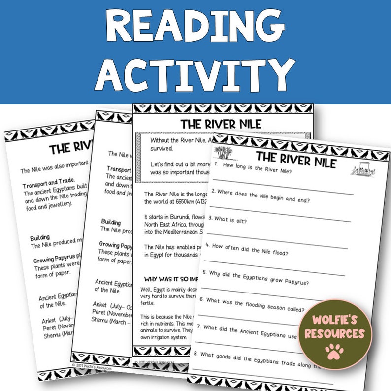 River Nile Ancient Egypt - Etsy