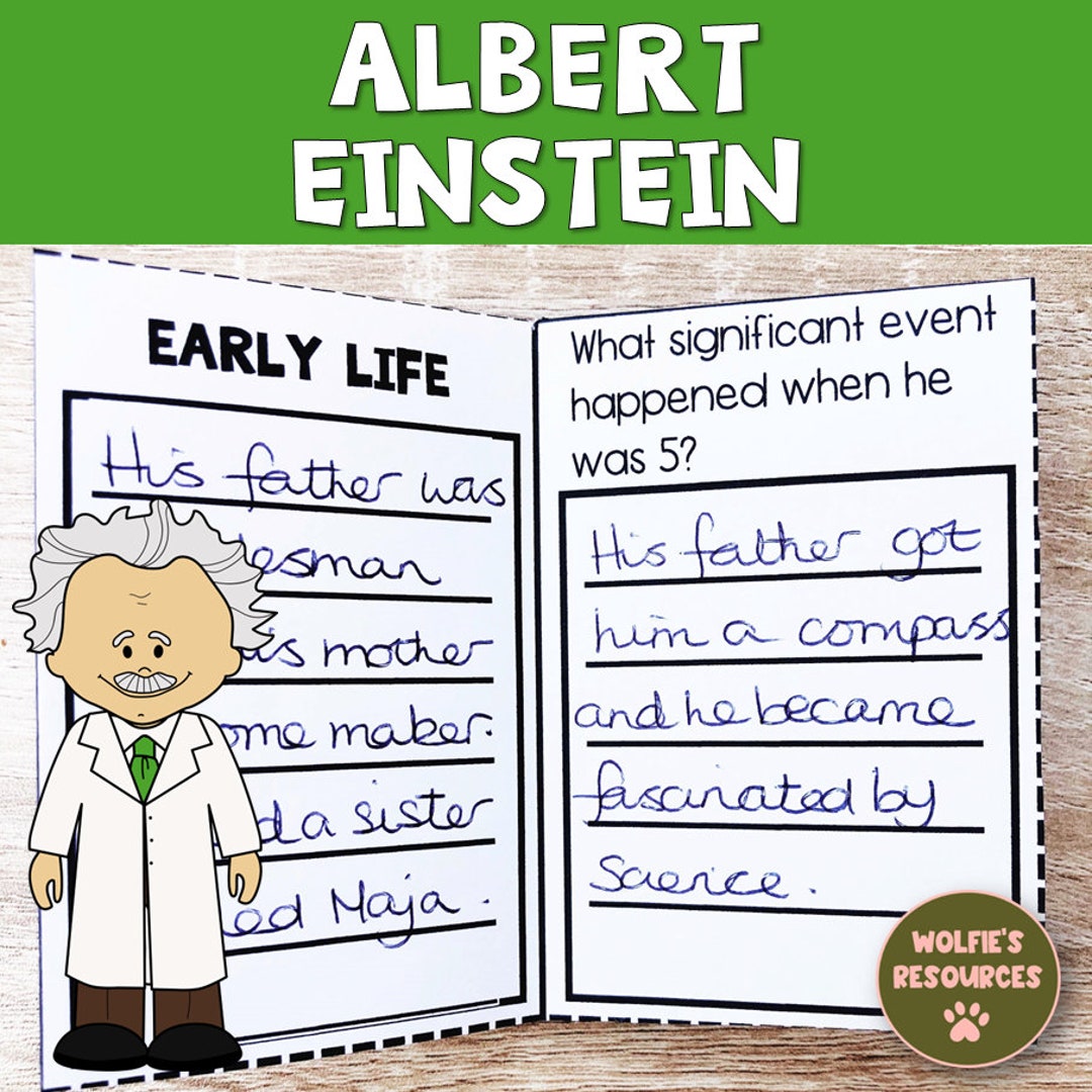 Albert Einstein Activities - Etsy