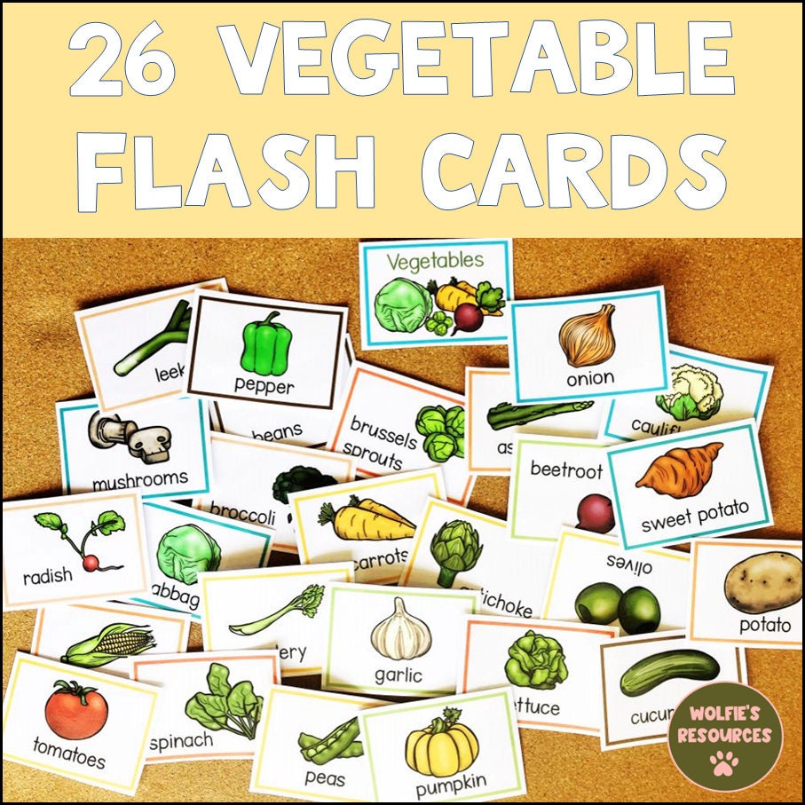 Food Flash Cards | Food Groups Flash Cards | Fruit and Vegetables Flash ...