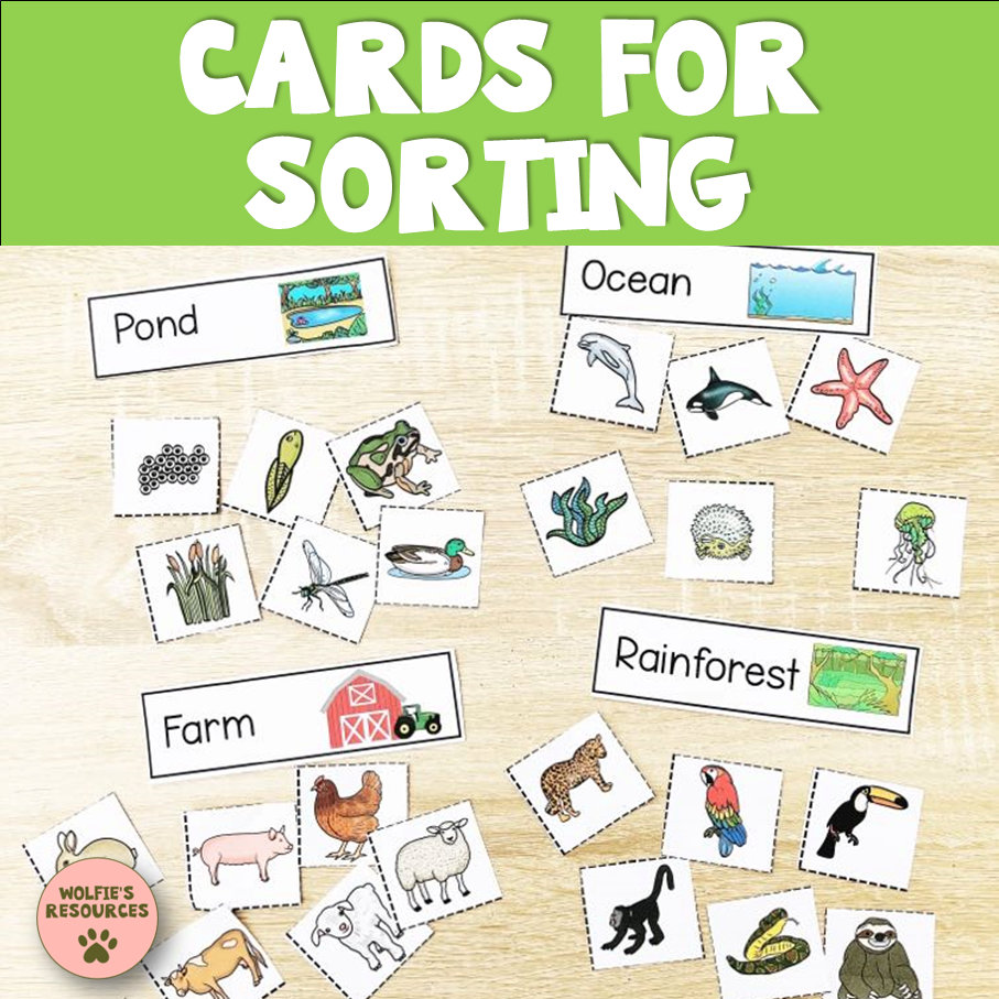 Animal Needs and Habitats - Etsy