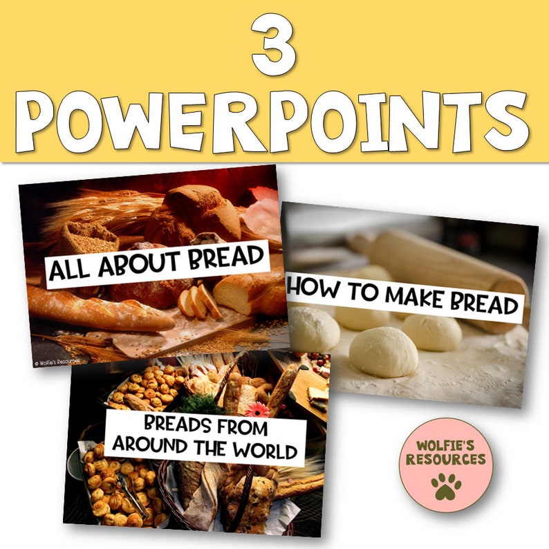 Bread Around the World Homeschool Activity: Recipe & Worksheets - Etsy