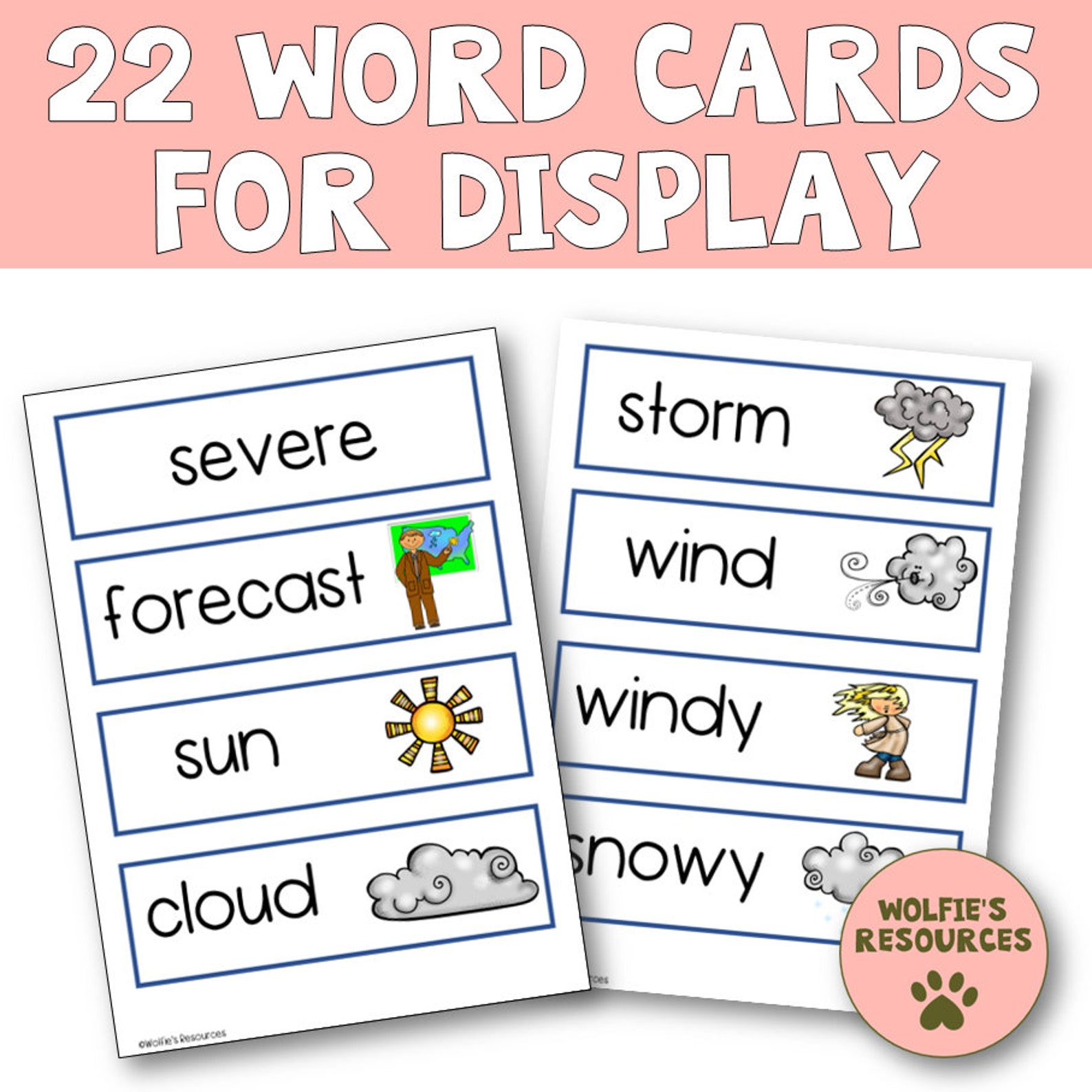 Kindergarten Weather and Climate - Etsy
