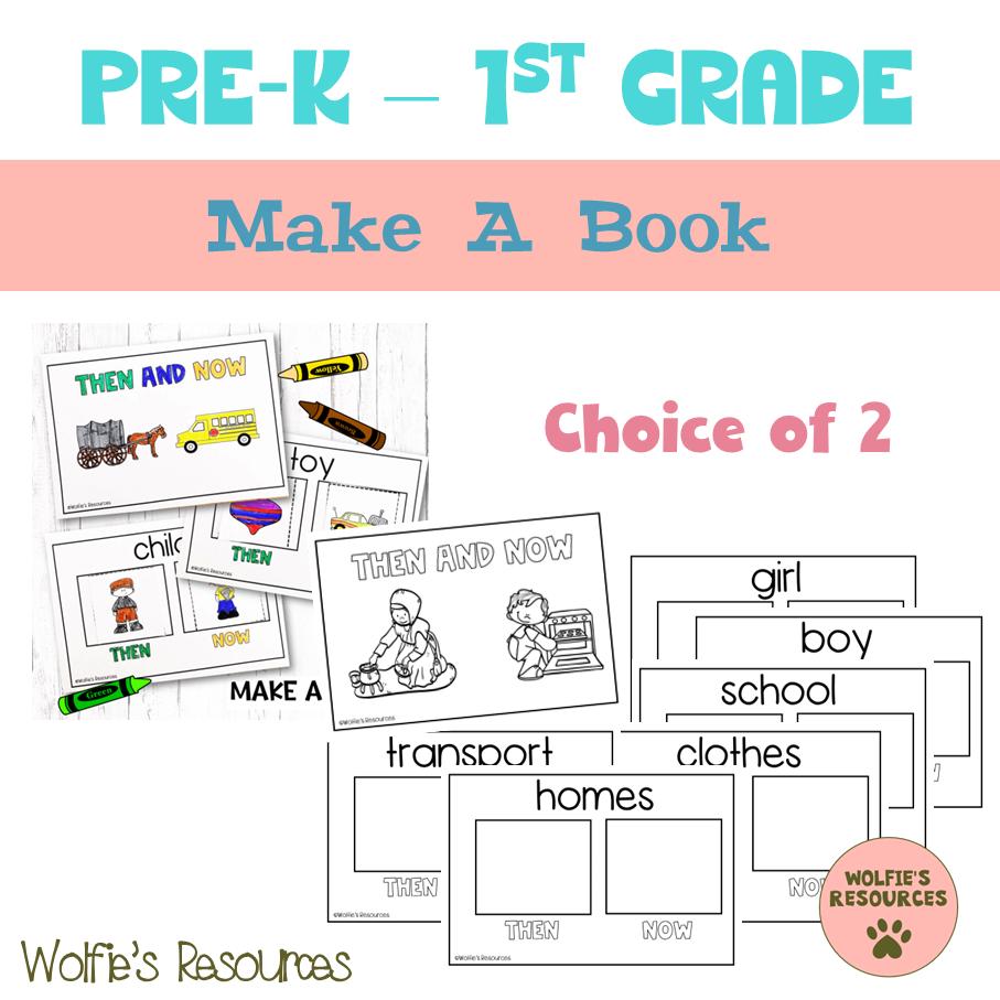 Then and Now Sorting Activities: Past & Present Workbook (powerpoint ...