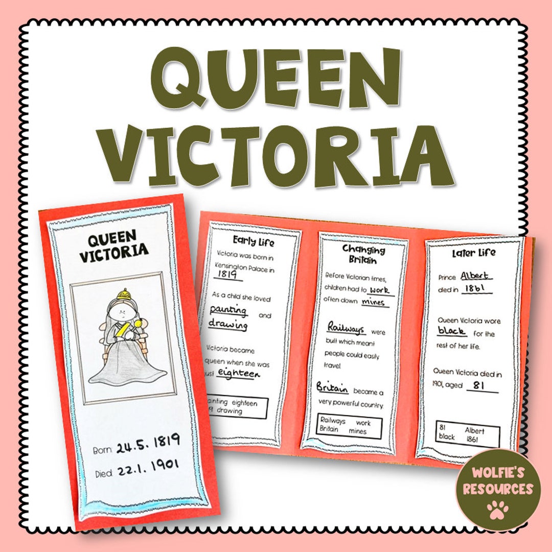 Queen Victoria Activities - Etsy