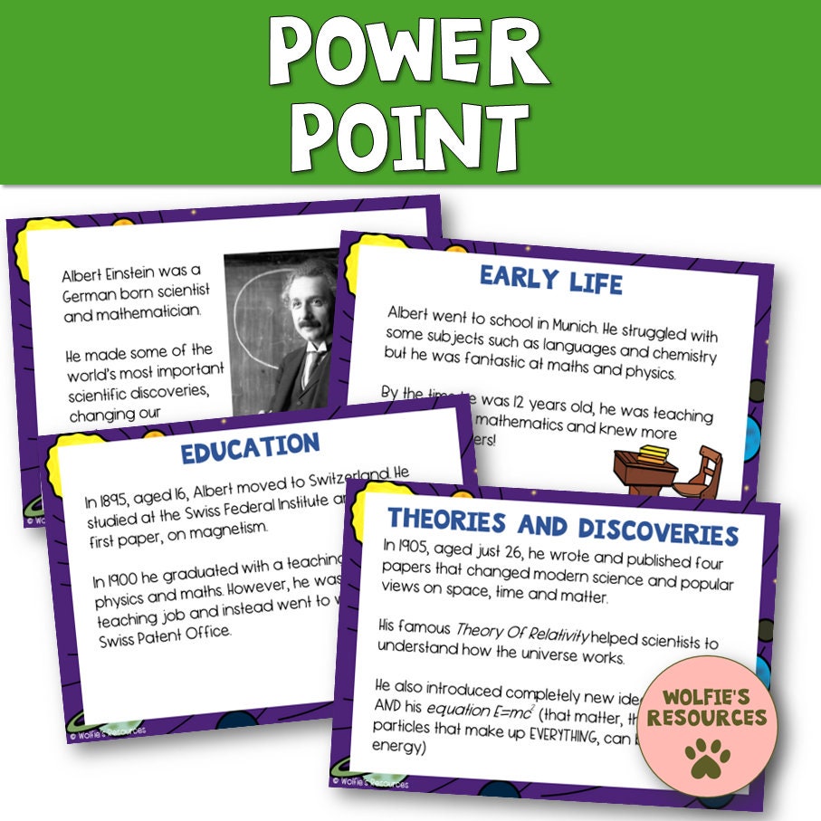 Albert Einstein Activities - Etsy