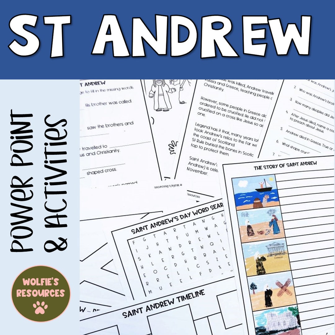Saint Andrew Activities - Etsy