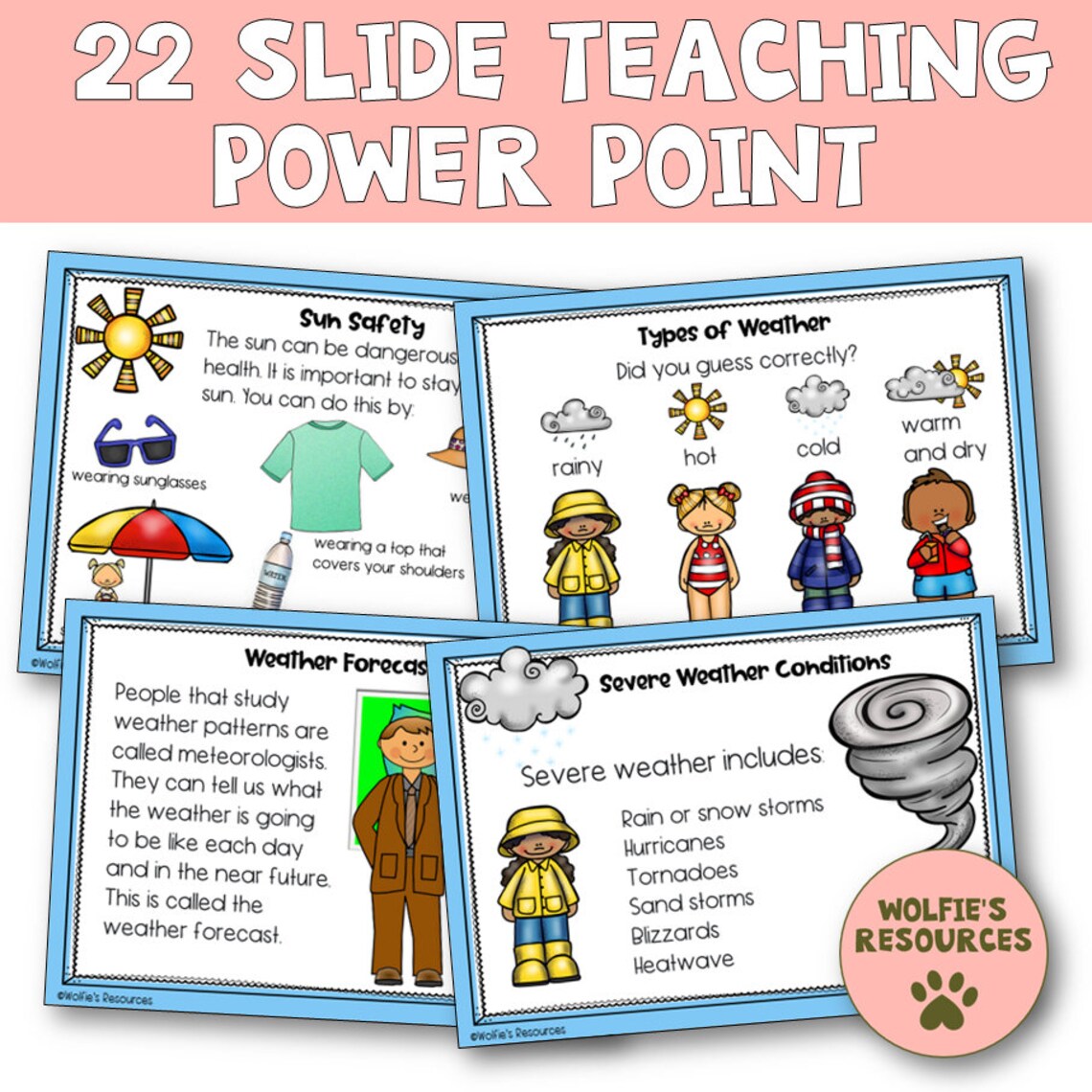 Kindergarten Weather and Climate - Etsy