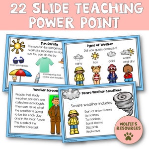 Kindergarten Weather and Climate - Etsy