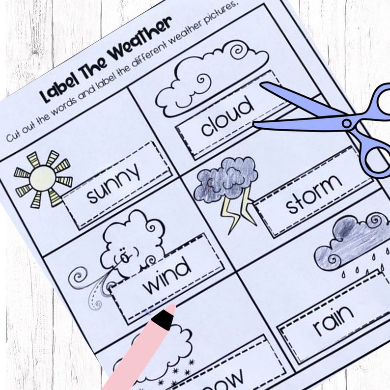 Kindergarten Weather and Climate | Etsy
